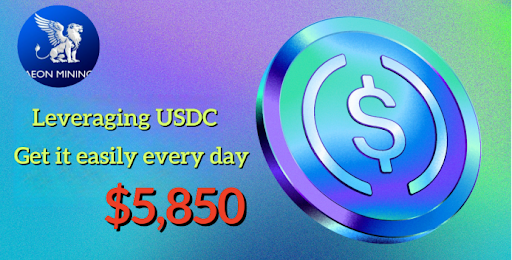 Start a mining machine with the popular USD Coin (USDC) at AEON MINING ...