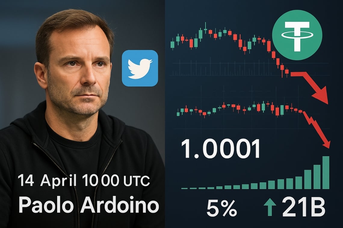 Tether shakes the crypto market: the announcement by Paolo Ardoino