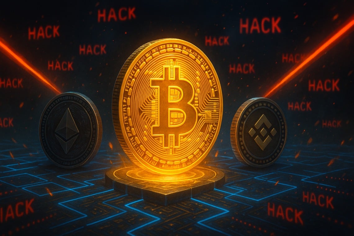 Hack on-chain: Bitcoin wins over Ethereum and Binance (BNB Chain)