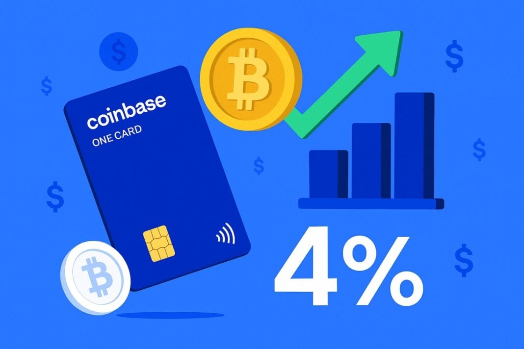 Coinbase One Card: earn up to 4% bitcoin on every purchase
