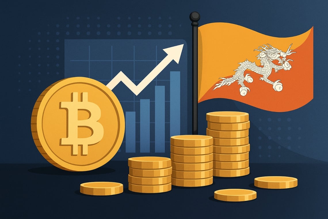 The Bhutan sells 59 million dollars in Bitcoin