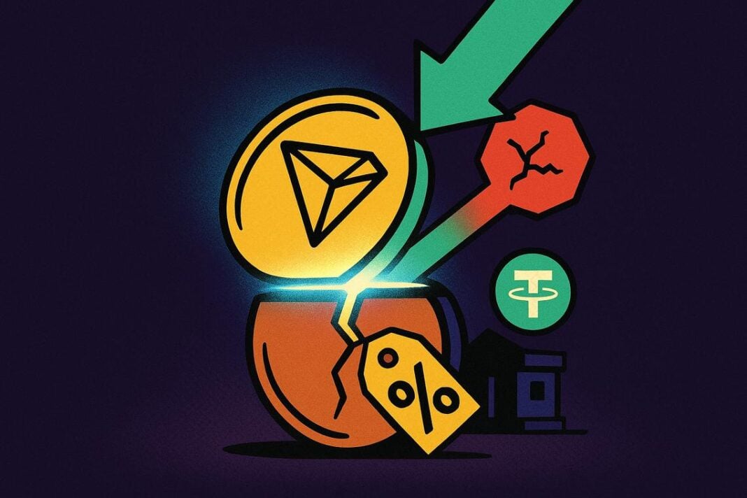 Tron TRX price analysis: stablecoin dominance but token discount