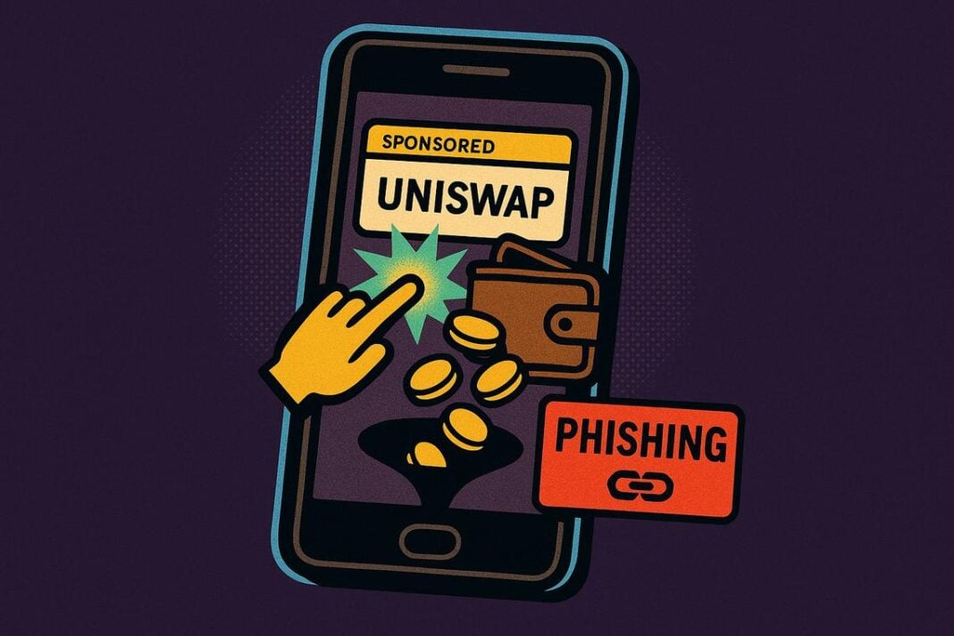 Uniswap phishing Google Ads: fake ads drain $400,000