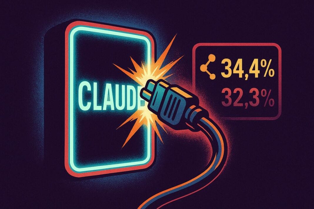 Anthropic Claude enterprise AI adoption surpasses OpenAI